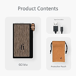 iFi GO blu – Portable Bluetooth 5.1 Headphone Amplifier with 4.4mm & 3.5mm Headphone outputs