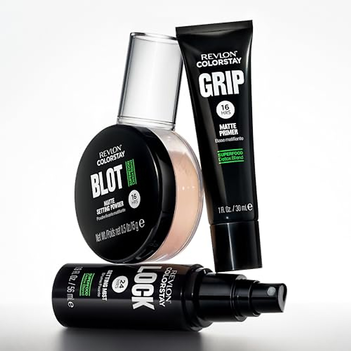 Revlon Colorstay 24 Hr Lock Setting Mist, Keeps Face Makeup from Melting & Fading, Mattifying, Blurring & Oil Absorbing Spray, Transfer-Proof & Mask Friendly, 1.9 fl oz