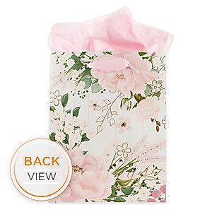 Christian Art Gifts Gift Bag/Tissue Paper Set For Moms I Love That You're My Mom, Pink, Medium