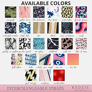 KEDZIE Interchangeable Adjustable Length 55” Handbag Purse Strap Replacement 2-inch Wide Guitar Style Crossbody Strap - Golden Hour