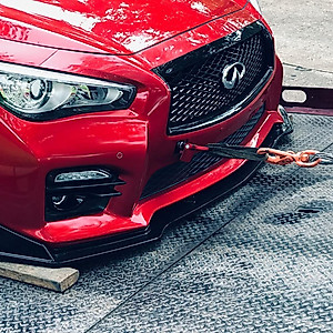 MG Pro-industry RED Front & Rear Bumper Screw on Tow Hook Kit Heavy Duty for Subaru WRX & STI,Impreza,Scion FR-S