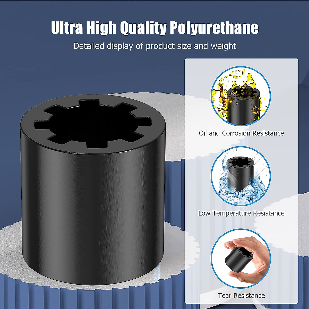 Screw Drive Coupler Part for LiftMaster, 4-Pack Garage Door Opener Sprocket Coupler Part for LiftMaster Chamberlain Craftsman Garage Door Opener