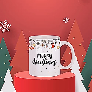 Nubaka 12oz Sublimation Mugs Blank Porcelain Mugs Classic Drinking Cups with Handles, Mugs for Cappuccino, Espresso, Latte, Cocoa, Milk, Tea, Mug DIY Gifts Set of 12
