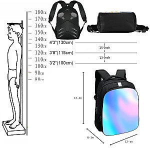 Boys Anime Backpacks 3D Print Schoolbag Laptops Backpack Casual Travel Bookbag - 006