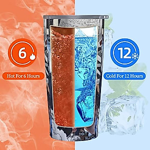 OAEWRE David Actors Tennant Stainless Steel Mug Insulated Tumbler Coffee Mugs with Lids and Straw Double Wall Vacuum Cup 20oz