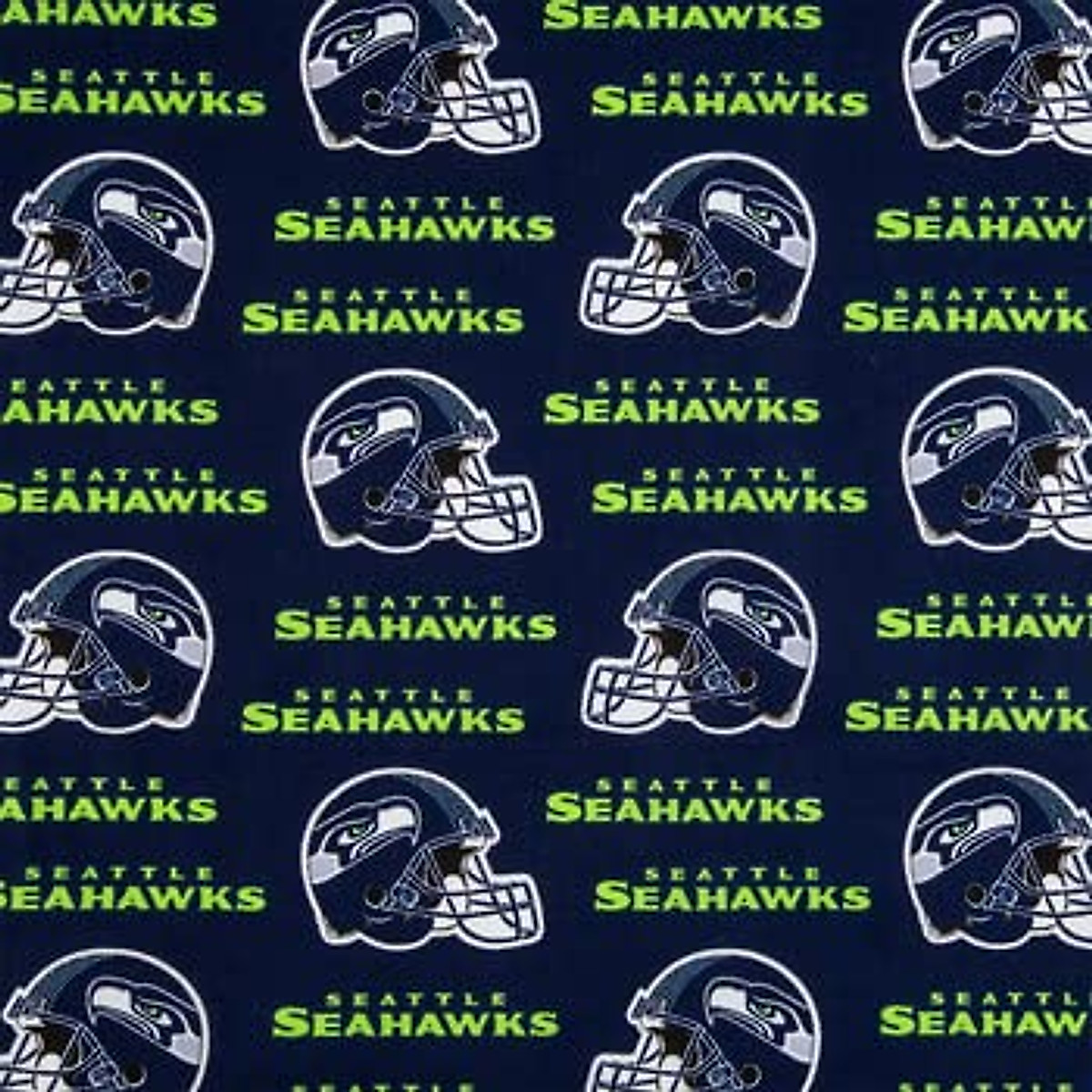 60" Wide Seahawks Team Cotton