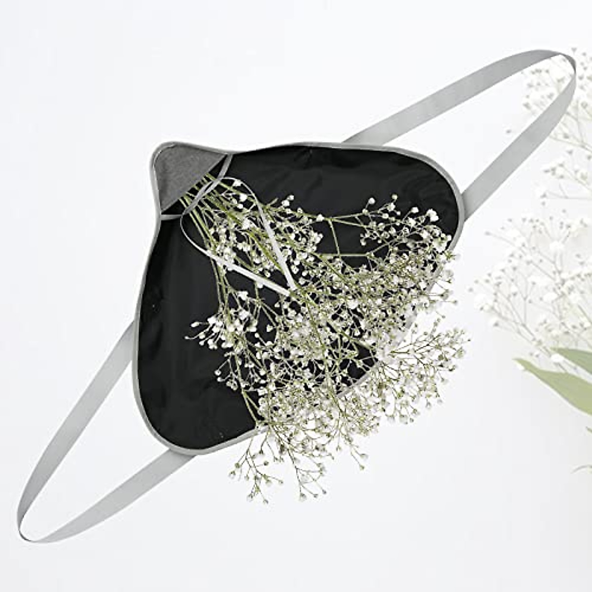 Beautyflier Flower Carrier Floral Bouquet Tote Bag, Reusable Nylon Fresh Flowers Delivery Slings Baby Breath Flowers Holder Carry from Farmers Market or Garden Valentines Mother's Day Gift (Bag Only)