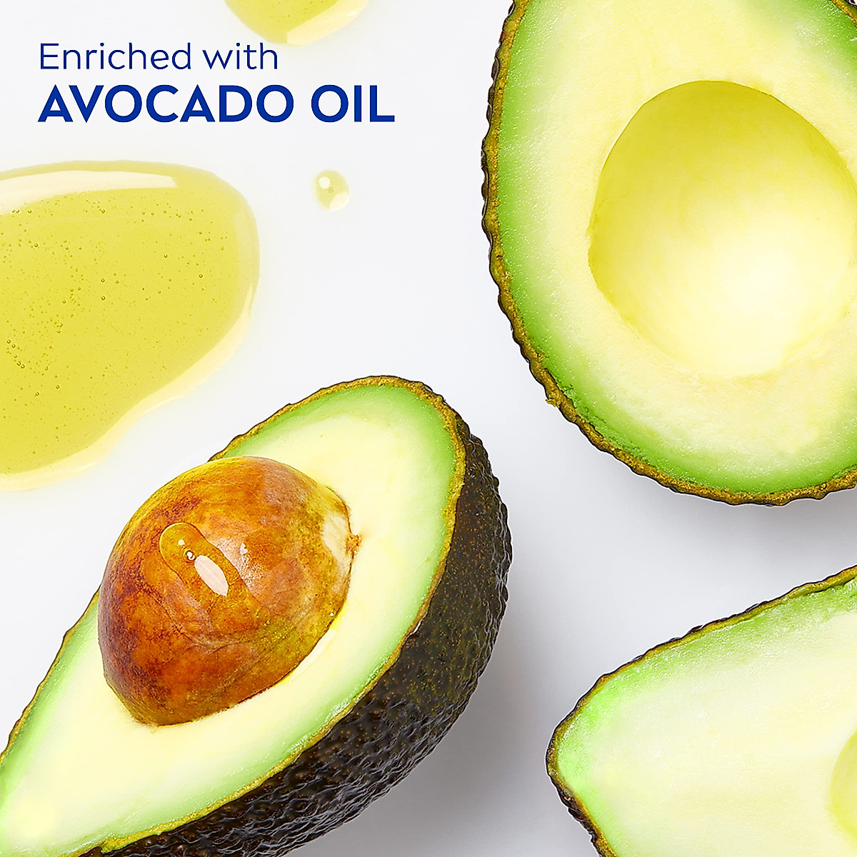 NIVEA Oil Infused Peach Blossom and Avocado Oil Body Lotion, Body Lotion for Dry Skin, 16.9 Fl Oz Pack of 3