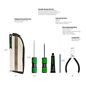 Uwueri New Method Tire Repair kit, New Designed Tire Plug Kit to Fix Flat Auto Cars, Motorcycle, Offroad, Tractor, Trailer, SUV, Pickup, ATV/UTV and Scooters, Love It Once Learned