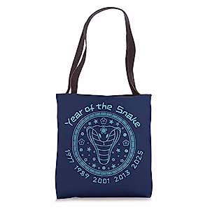 Chinese Zodiac New Year of the Snake Tote Bag