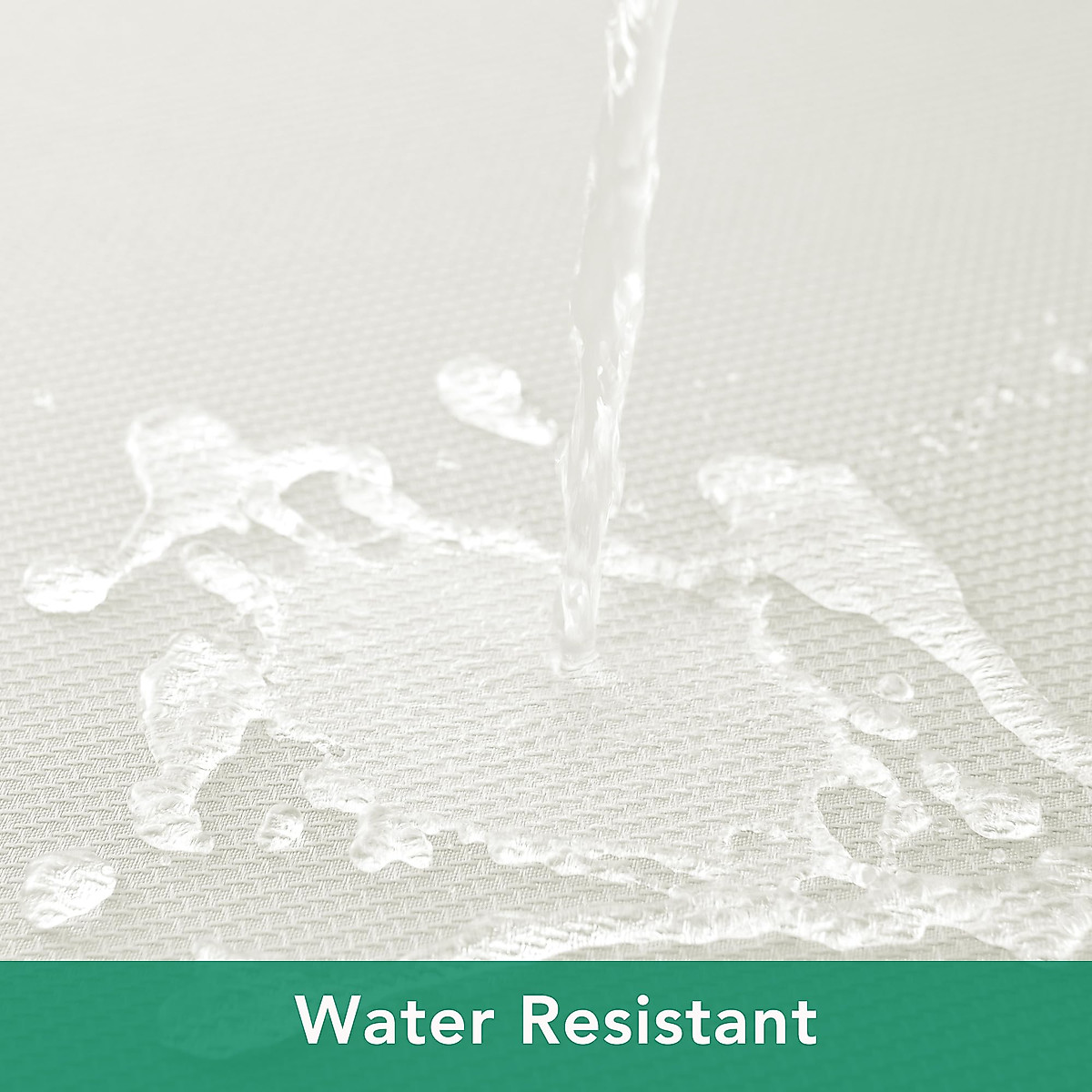 Biscaynebay Textured Fabric Tablecloths Round 60" for Tables' Diameters from 20" to 40", Ivory Water Resistant Tablecloths for Dining, Kitchen, Wedding, Parties etc. Machine Washable