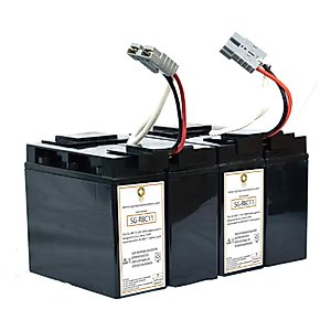 SPS Brand 24V 18Ah Replacement for APC SmartUPS SUA24XLBP RBC11 Battery Cartridge (Pack 1)