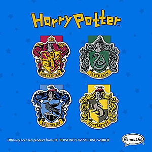 Re-marks “Harry Potter” Professors and Crests Page Clips, 2 Packs of 4, 8 Clips Total