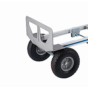 SHZOND 2 in 1 Aluminum Hand Truck Dolly 770lbs Weight Capacity Convertible Hand Truck Utility Cart (2 in 1)