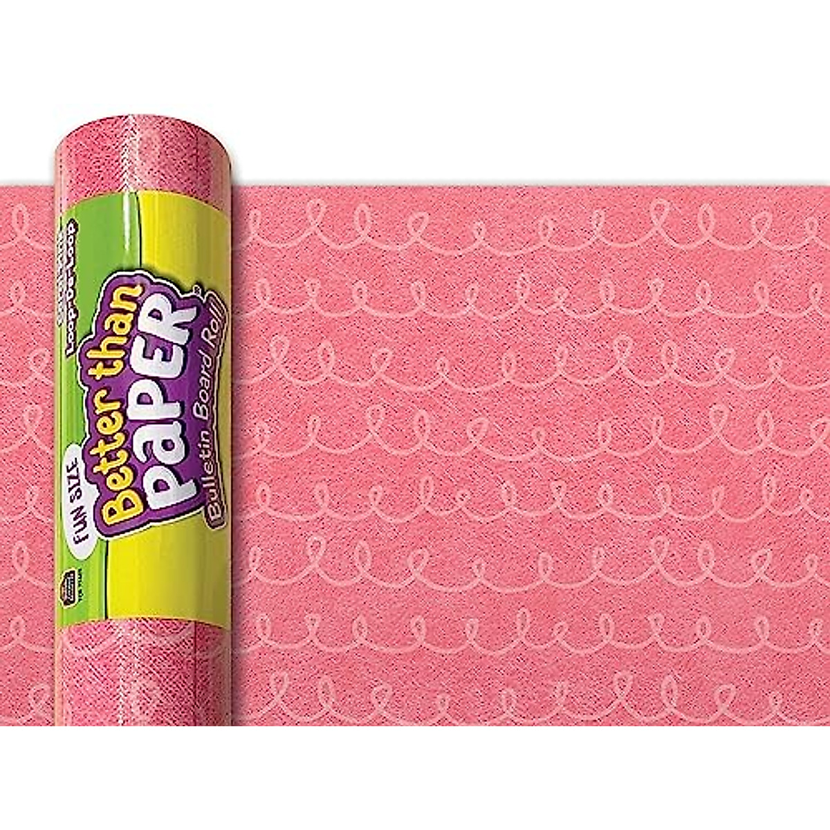 Fun Size Coral Pink Loop-De-Loop Better Than Paper® Bulletin Board Roll