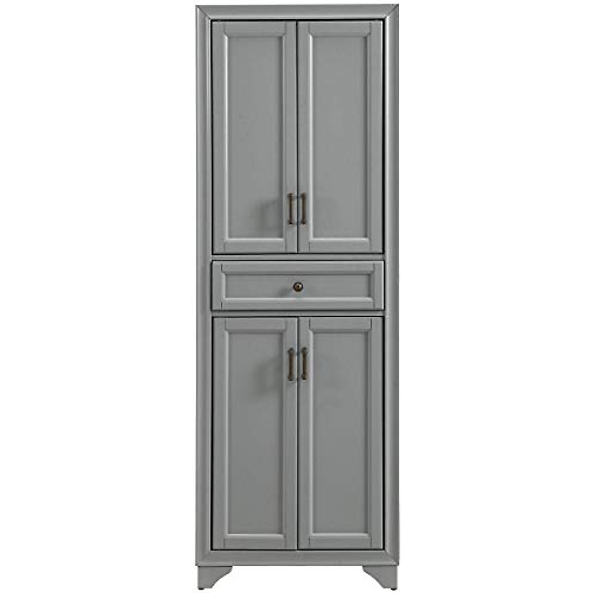 Crosley Furniture Tara Pantry, Distressed Gray