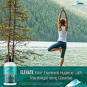 Purely Northwest Tea Tree Body Wash for Men and Women – Natural Tea Tree Oil Body Cleanser for Odor, Skin Irritations, Hydrating Shower Gel for Sensitive Skin, Gentle and Refreshing Body Wash