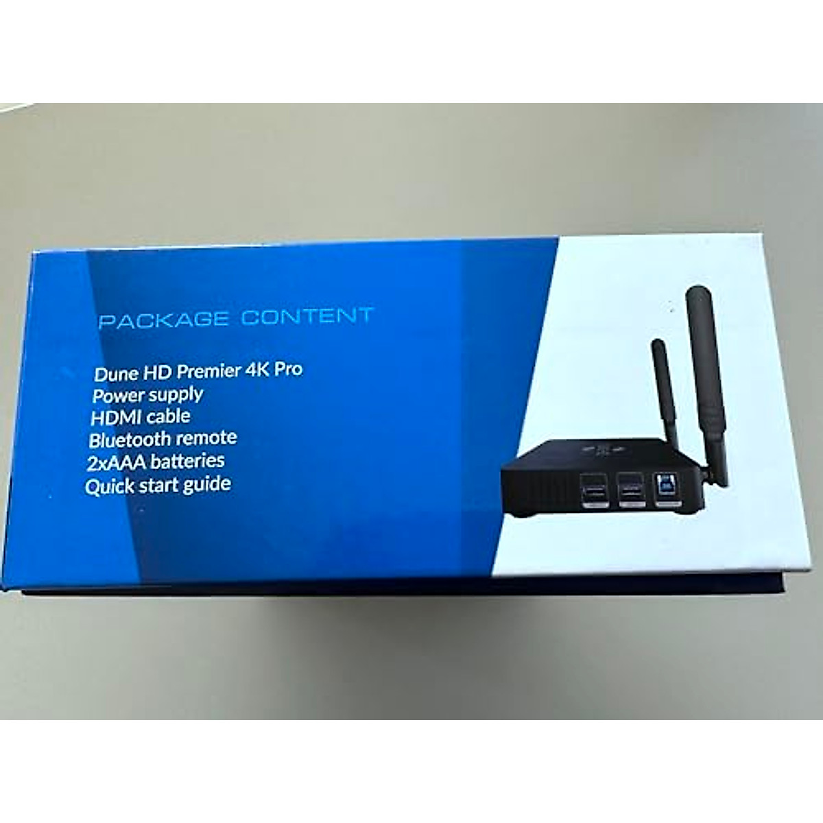 Dune HD Premier 4K Pro Android TV 11 | Media Player | Netflix in 4K D Vision & ATM-os | Mini PC | 4GB/32GB, HDD 2.5 Slot, AV1, Wi-Fi 6, 1Gbit, ISO DV P7 FEL MKV AFR | HDR10+ | DTS | Voice Control