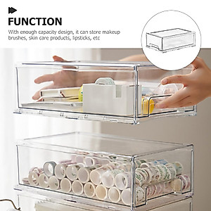 Didiseaon Plastic Drawers Plastic Storage s Desktop Organizer Desktop Storage Organizer Table Organizer Desktop Makeup Organizer Storage Box Cupboard Superimposed The Pet