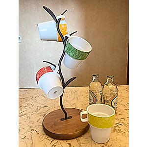 Mug Holder, Mug Tree, Mug Holder Stand,Coffee Mugs & Tea Cup Storage Rack, Cup Organizer, Mug Organizer,Kitchen countertop Organizer