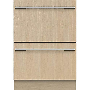 Fisher Paykel DD24DI9N 24 Inch Fully Integrated Dishwasher with 9 Wash Cycles, 14 Place Settings, DishDrawer Technology, Ergonomic