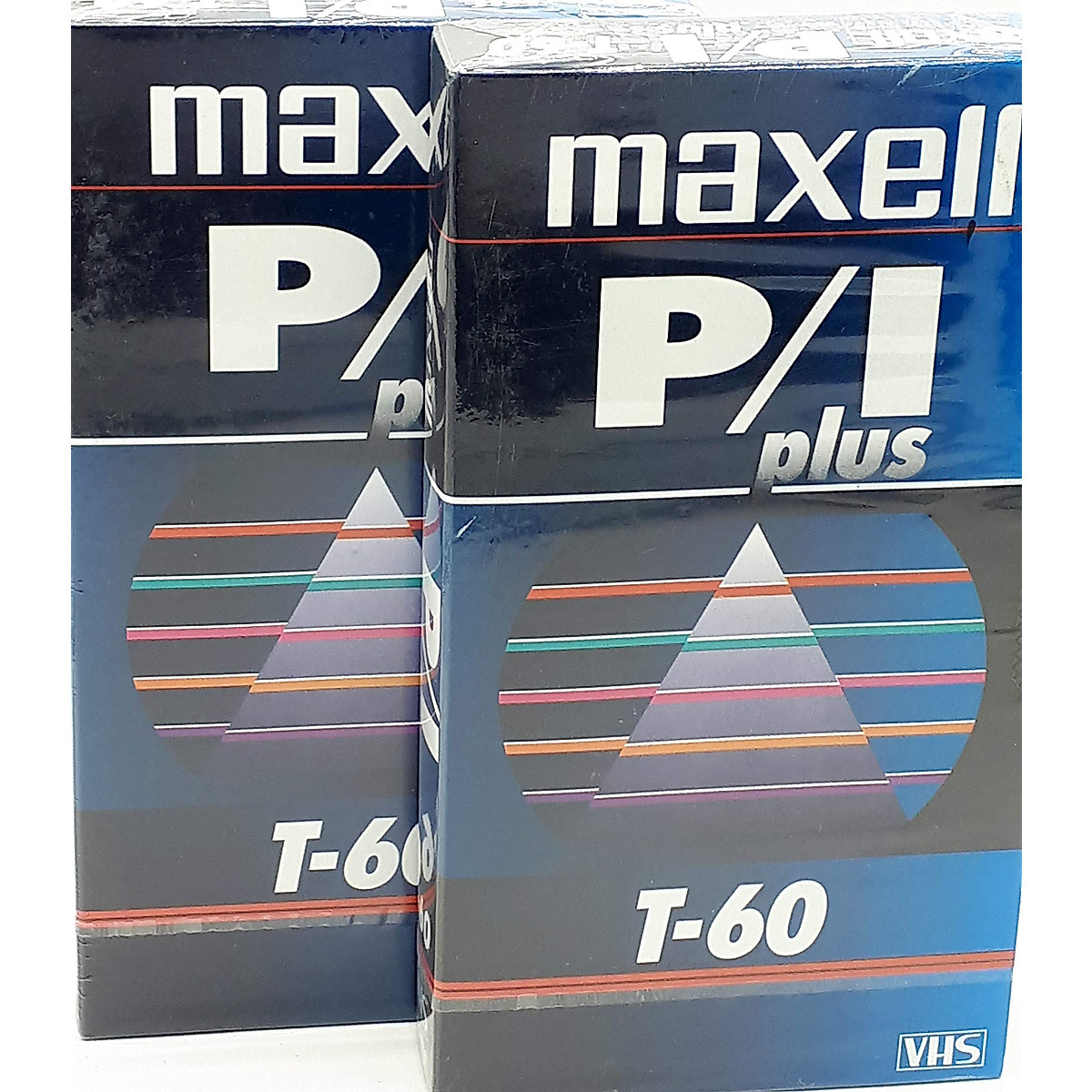 New Set of 2 Maxell P/I Plus t-60 VHS Tapes