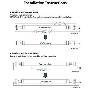TRLIFE 4FT LED Light Bulbs, T8 4FT LED Tube Lights 28W 5000K Daylight White, 3360 Lumens Dual Row LEDs Replacement for 4FT Fluorescent Fixture, Clear Cover, Dual-end Powered, Ballast Remove(4 Pack)