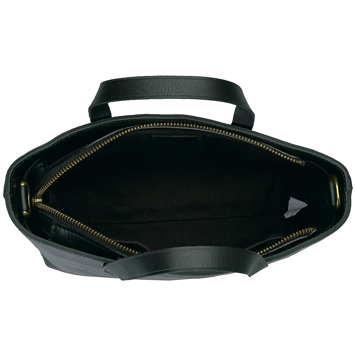 Madewell Women's The Zip-Top Transport Crossbody, English Saddle, Tan, Brown, One Size