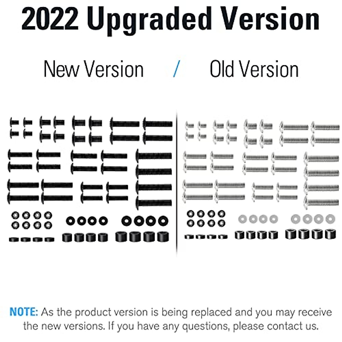 Mounting Dream TV Mounting Hardware TV Mount Screws Kit Comes with M4, M5, M6, M8 TV Mount Screws, Includes Spacers and Washers, Fits Any TVs Up to 82 Inch, Works with Any TV Wall Mount MD5754