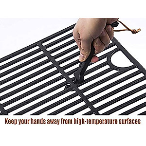 Universal Grate Mover Replacement Parts for Big Green Egg BBQ Grate Lifter, Char-Griller, Weber Grill Grate Lifter Tool, Pit Boss, Primo Vision Louisiana Grills, for Most Charcoal Grills & Gas Grills