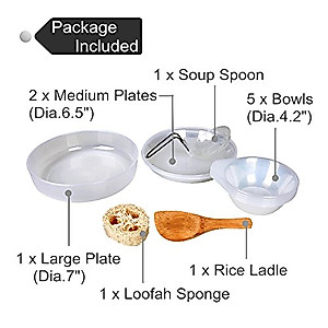 Yodo Anodized Aluminum Camping Cookware Set Backpacking Pans Pot Mess Kit for 4-5 Person