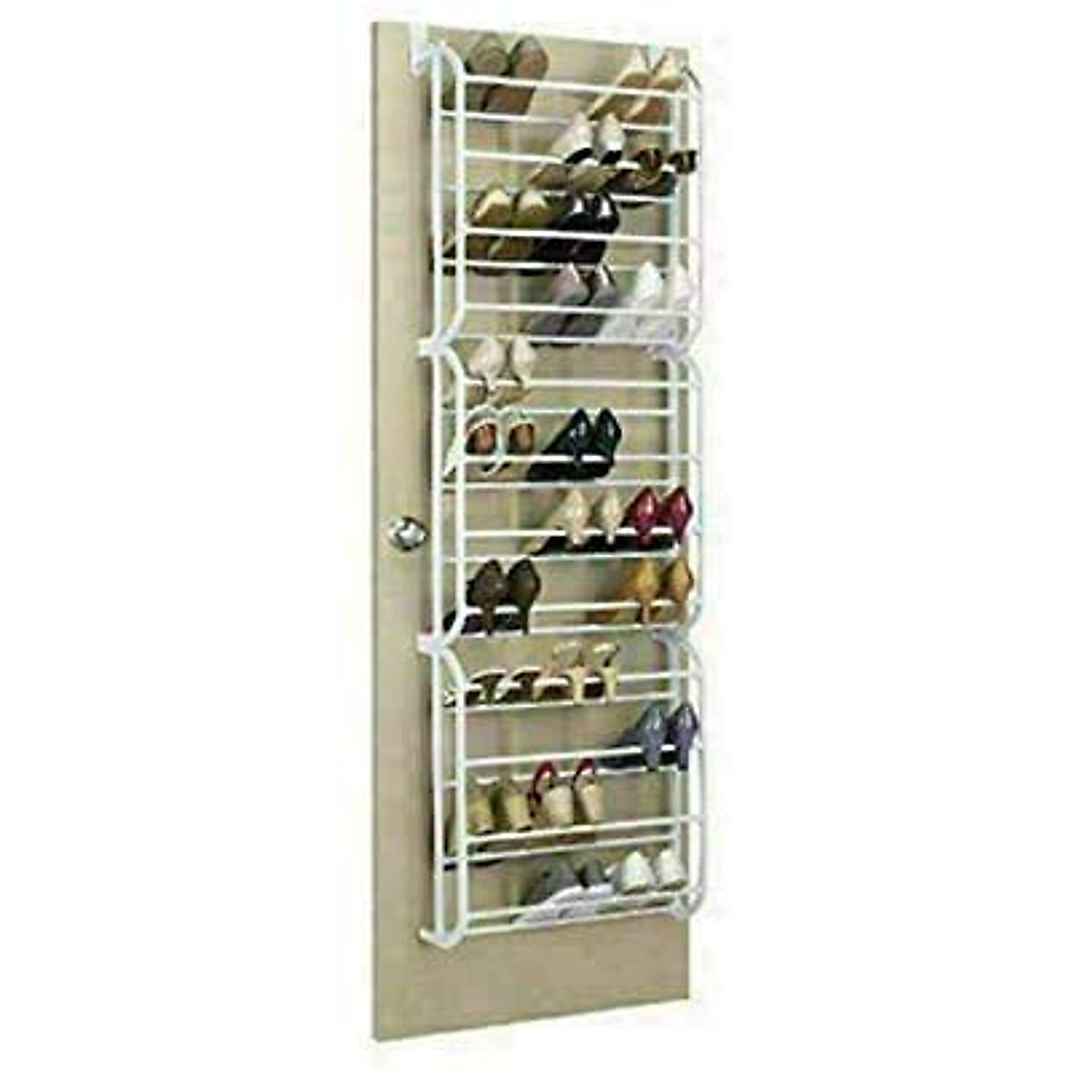 COLIBROX Trade Shop Over-The-Door Shoe Rack 36 Pairs forWall Hanging Closet Organizer Storage Stand