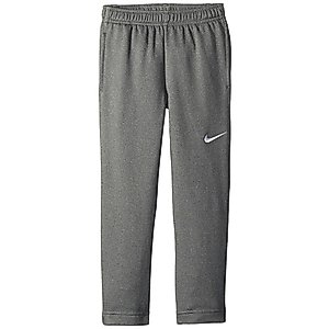 Nike Kids Boy's Therma KO Fleece Pants (Little Kids) Dark Grey Heather 7 Little Kids