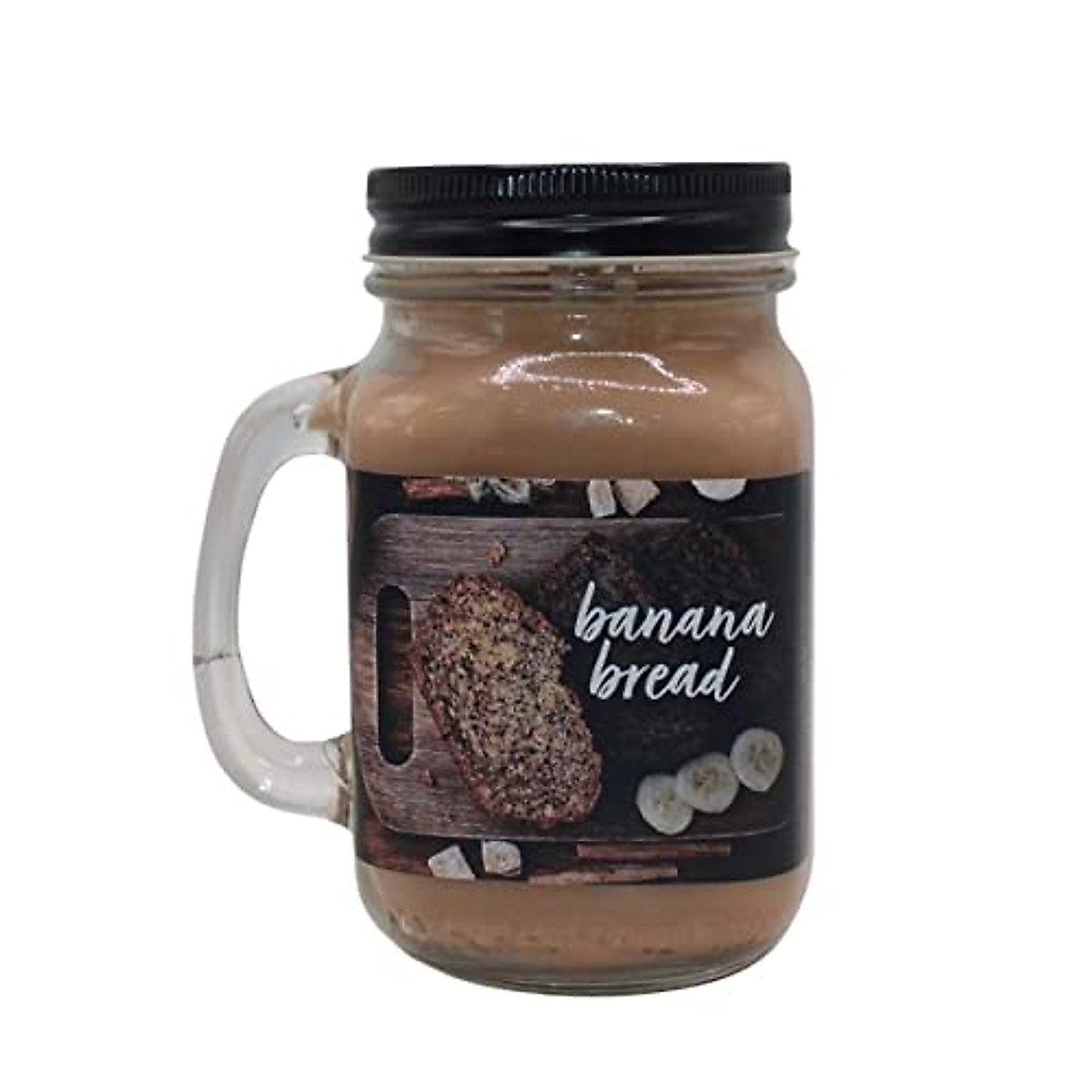 Mountain Kettle Wax Jar Candle with Banana Bread - Scented Candle -Christmas Day - Fall Decor Anxiety & Stress Relief Burns up to 60 to 80 Hours