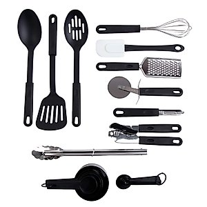 Gibson Home Prepare and Serve Combo, 20 Piece Set, Black