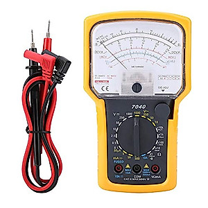 Analog Multimeter, KT7040 AC/DC Analog Multimeter High Accuracy Analog Multimeter Voltage Current Pointer Multimeter Tester, Analog Pointer Multimeter