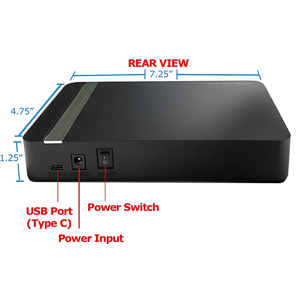 Avolusion HDDGEAR PRO X 4TB USB 3.0 External Gaming Hard Drive for PS5 Game Console - 2 Year Warranty (Renewed)