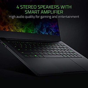 Razer Blade Stealth 13 Ultrabook Laptop: Intel Core i7-8565U 4-Core, Intel UHD Graphics 620, 13.3" FHD 1080p, 8GB RAM, 256GB SSD, CNC Aluminum, Chroma RGB Lighting, Thunderbolt 3, Black