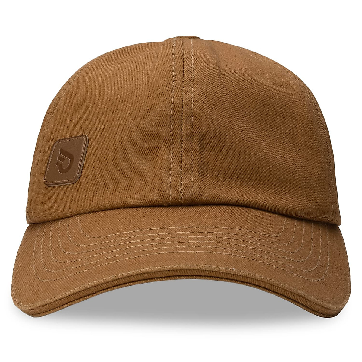 Headsweats Twill and Stretch Waffle Knit Podium Baseball Cap Hat, Acorn