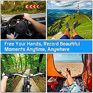 Camola Phone Head Mount, Head Mount Phone Holder, Outdoor Live Shooting Brachet Head Mount for iPhone/ Samsung/ Sony Action Camera