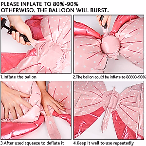 Hot Pink Balloon Arch Kit for Pink Mouse for Baby Shower Wedding Birthday Party Girls Party Decor Princess Mouse Theme Patry