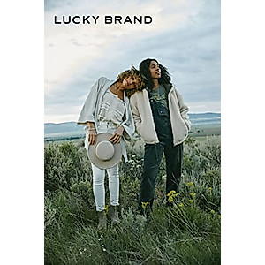 Lucky Brand Little Girls Rugged Microsuede Clog Slippers, Fuzzy Warm Bedroom Slipper, Kids Cozy Slip On House Shoes, Pink, Size 2-3