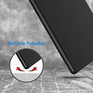 JETech Case for Samsung Galaxy Tab A 10.1 2019 (SM-T510/T515), Slim Stand Hard Back Shell Cover with Auto Wake/Sleep (Black)