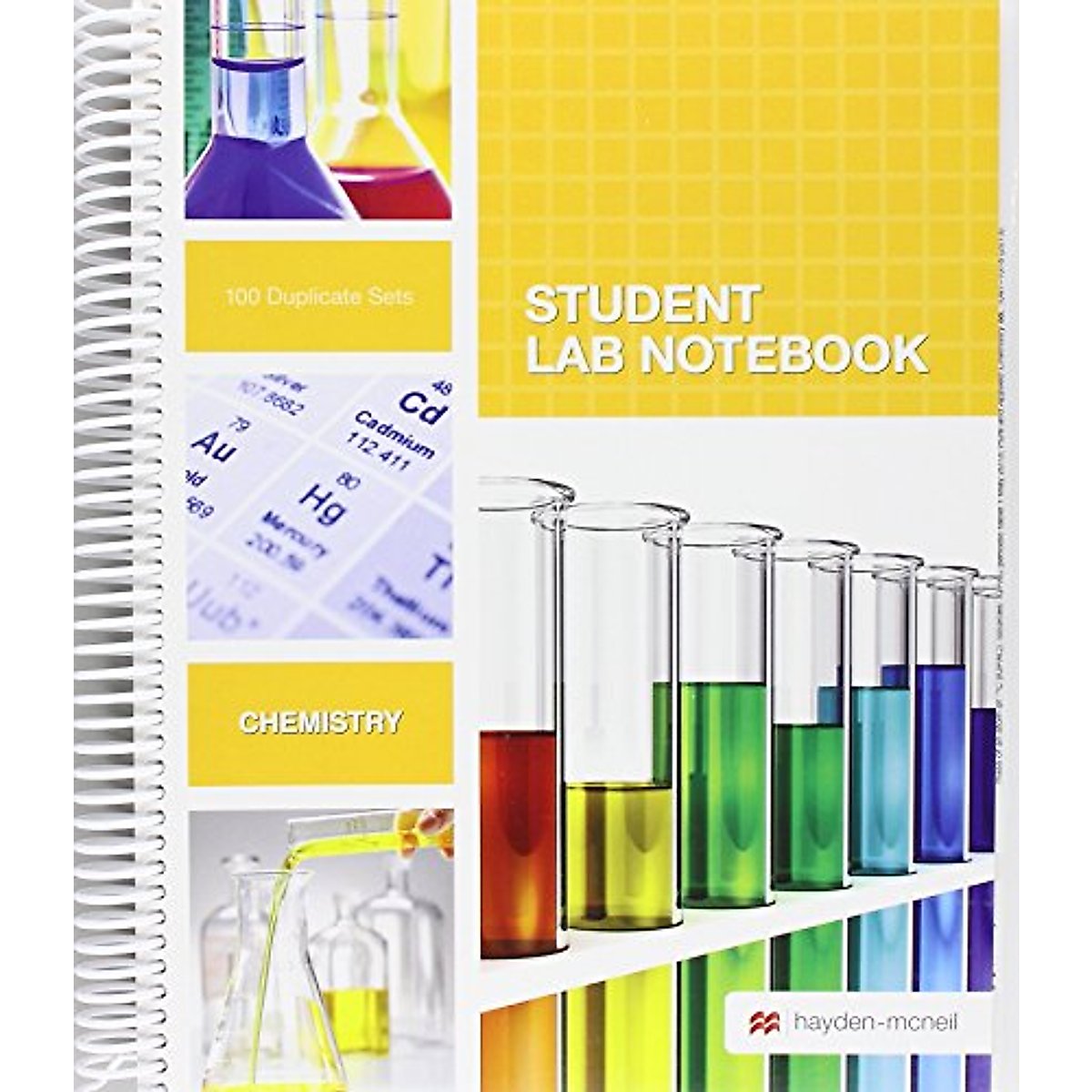 Student Lab Notebook: 100 Spiral Bound duplicate pages(Package may vary)