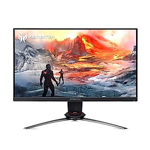 Acer Predator 27" UHD 3840 x 2160 IPS Gaming Monitor | AMD FreeSync Premium | 160Hz | Up to 0.5ms | HDR600 | Delta E<1 | TUV/Eyesafe | USB Type-C, DP 1.4 & 2 x HDMI 2.1 | XB273K LVbmiipruzx