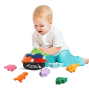 NAODONGLI Wooden Stacking Toys for Kids