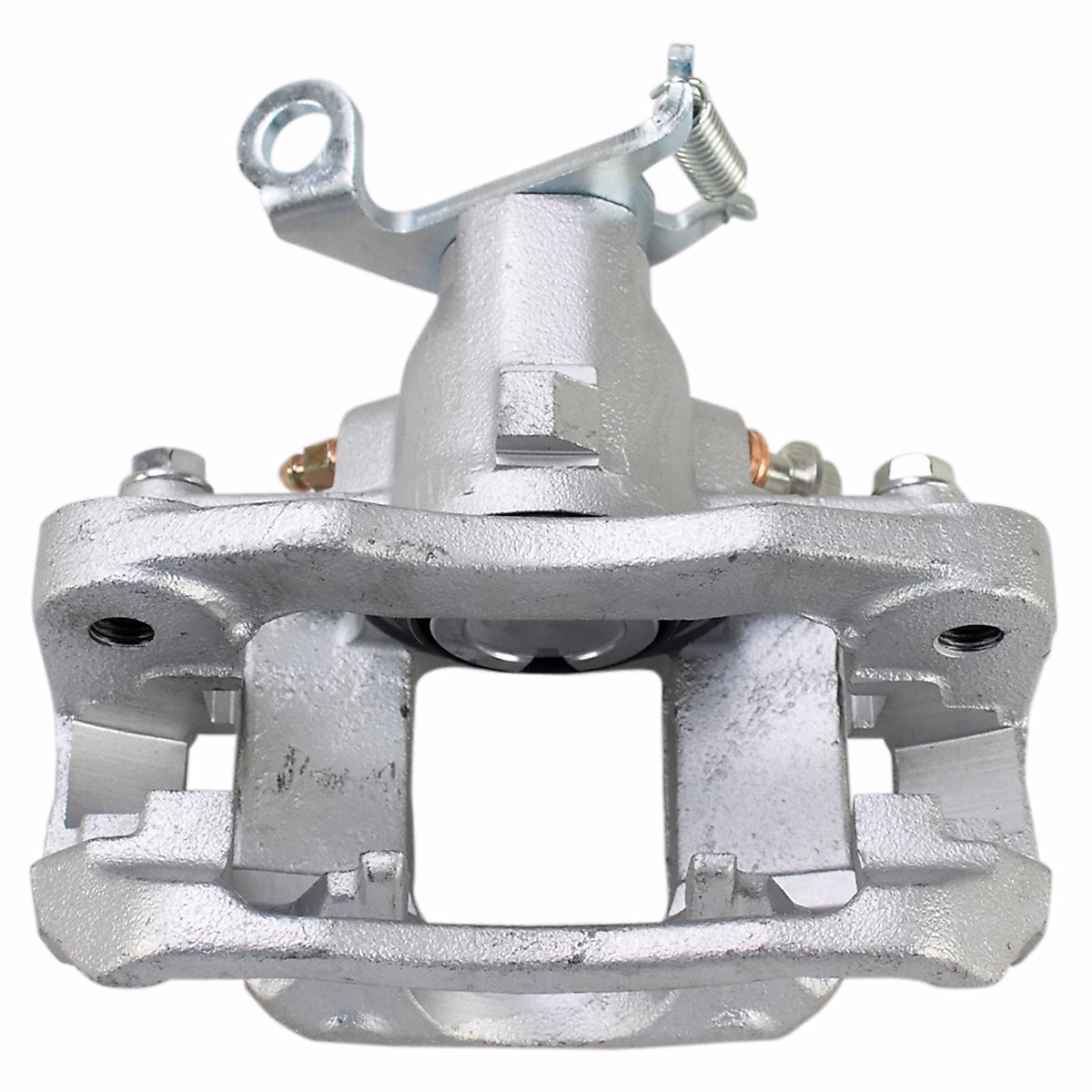 TRQ Rear Brake Pad & Rotor Kit Brake Caliper Brake Pads Brake Rotor Semi-Metallic Premium G-Coated Compatible with 2009-2013 Dodge Journey