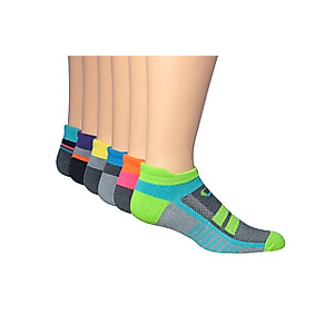 RONNOX Men's 6-Pairs Low Cut Running & Athletic Performance Socks Large/X-Large MRLT02-A-XL