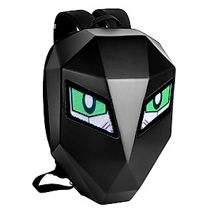 arimepi LED Knight Backpack, LED Backpack,Laptop Backpack, DIY programming backpack, Travel and Camping Storage Bag, Electronic Bike & Motorcycle Backpack (Black color)