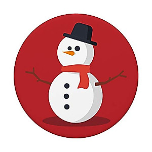 Awayk Snowman Pop Phone Grip for Smartphones & Tablets PopSockets Grip and Stand for Phones and Tablets